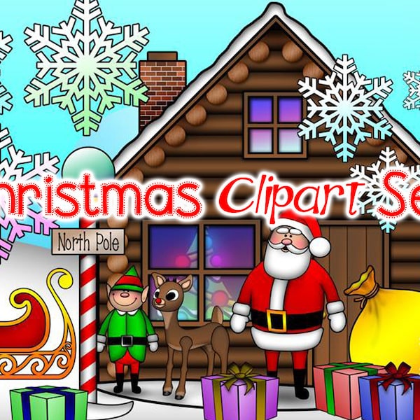 North Pole Clipart - Etsy