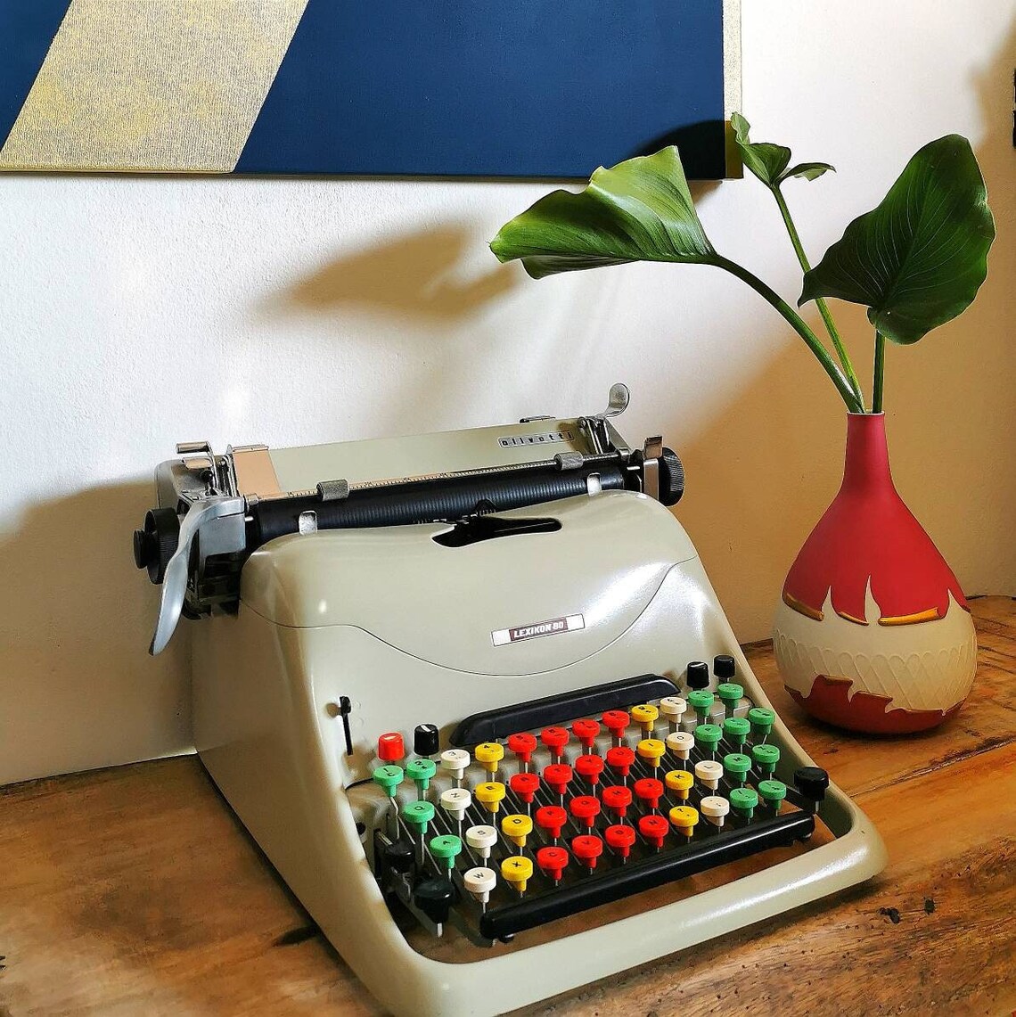 Olivetti Lexikon 80 Typewriter, Special Edition for Typist. Mint ...