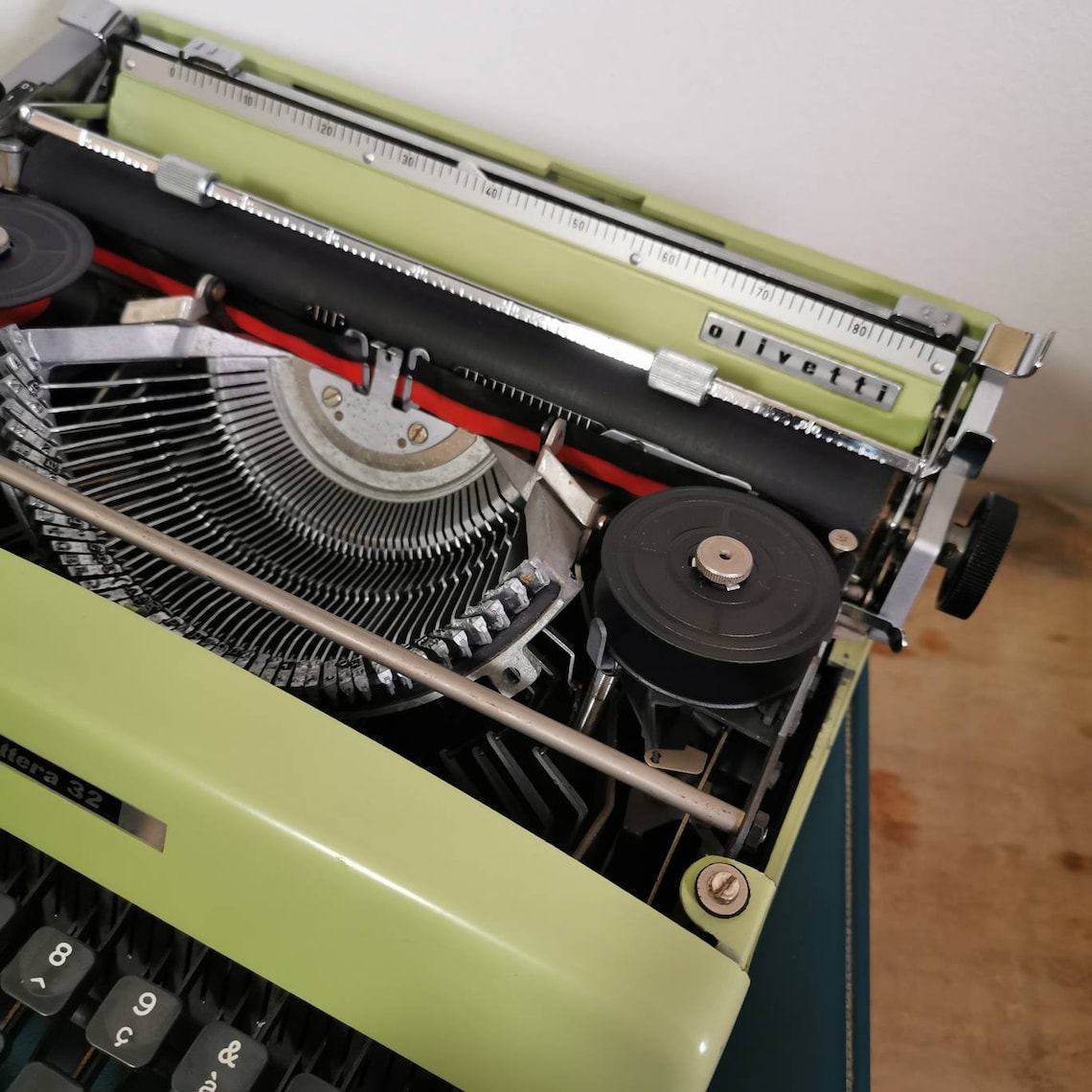 OLIVETTI Lettera 32 Original Green Color in Perfect Working - Etsy
