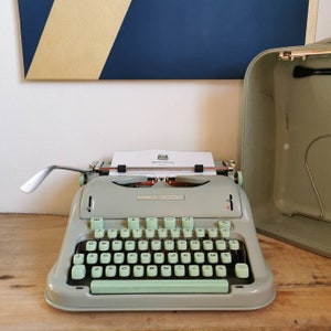 HERMES 3000 Typewriter Original Light Green - Etsy