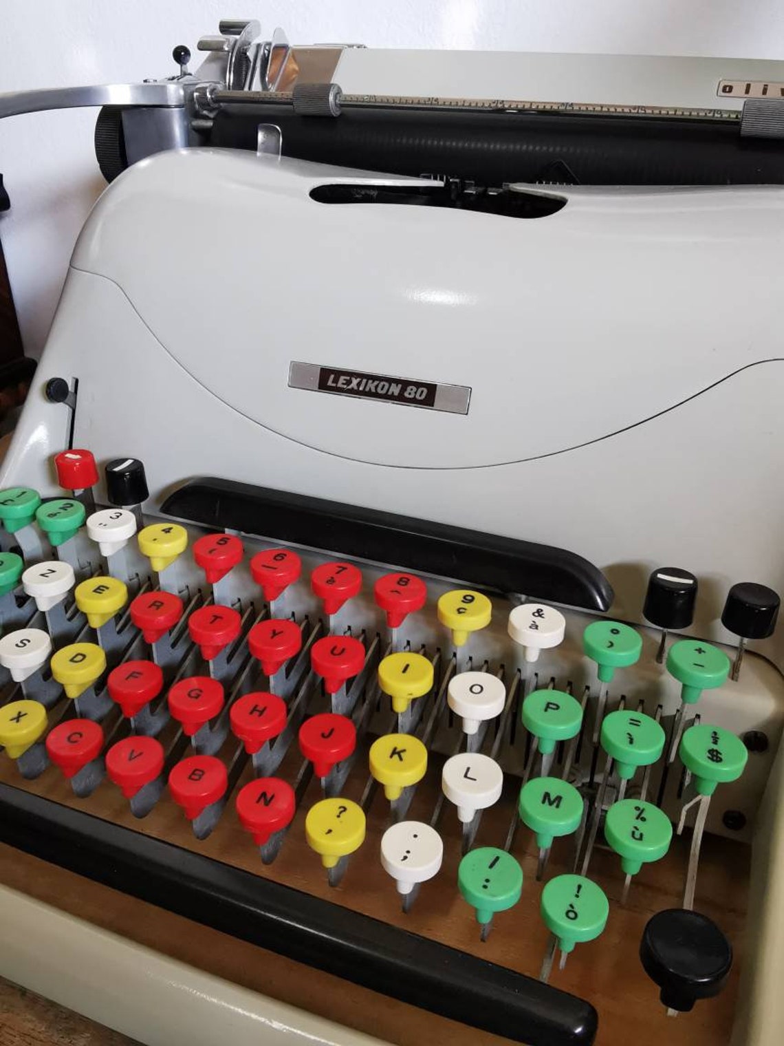Olivetti Lexikon 80 Typewriter, Special Edition for Typist. Mint ...