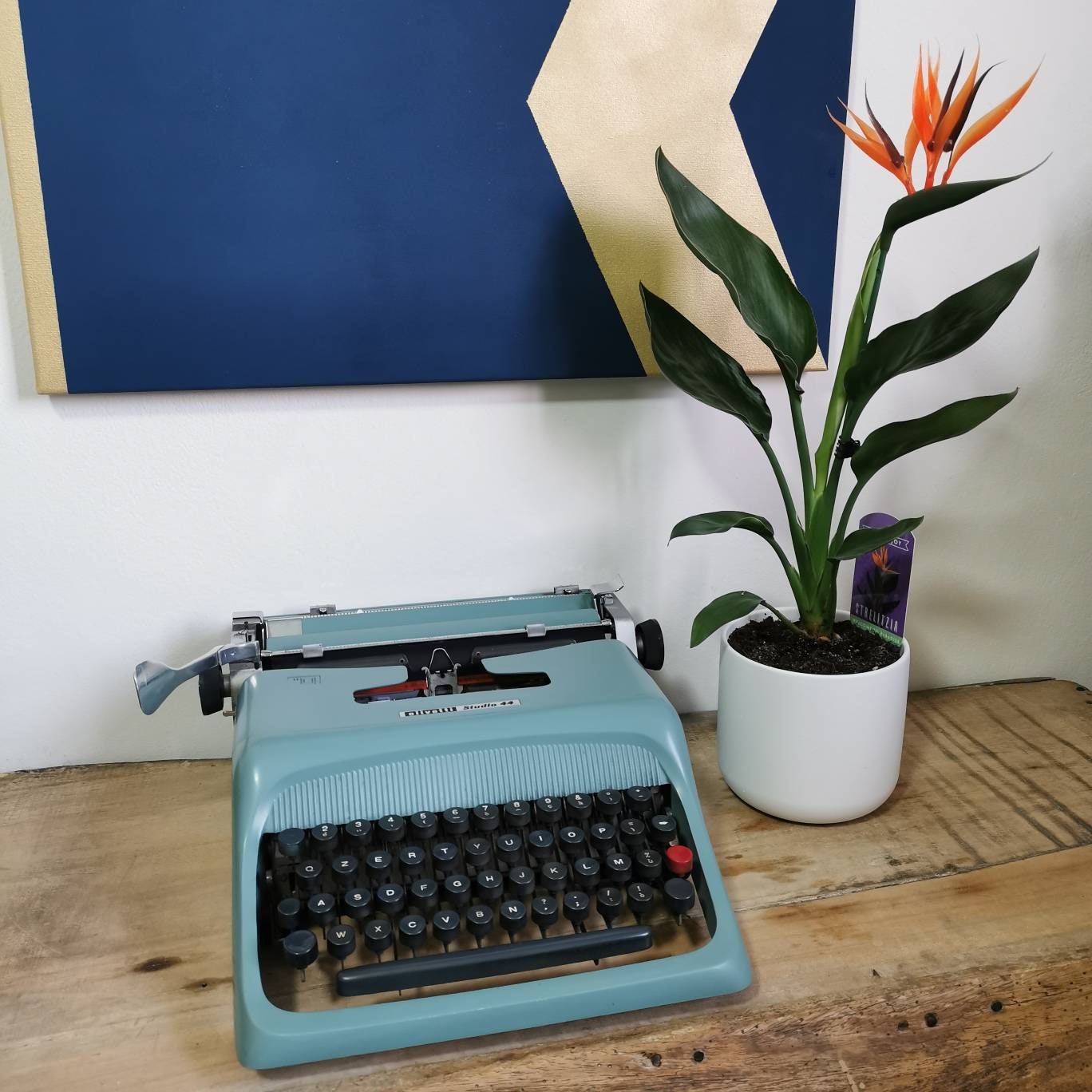 OLIVETTI STUDIO 44 Original Light Blue in Perfect Working - Etsy