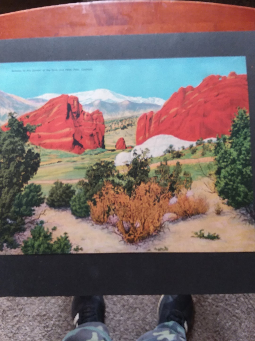 Vintage 1940s Landscape Print - Etsy