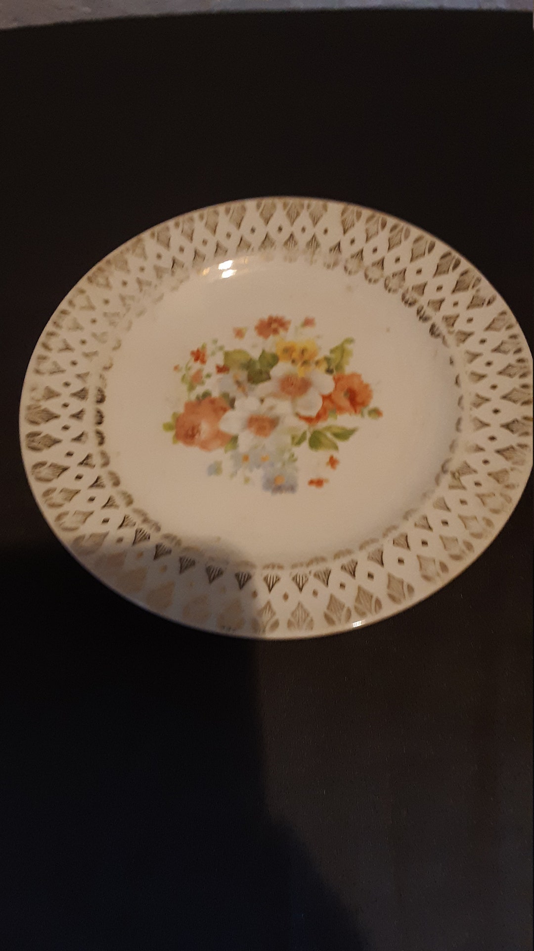 Vintage Homer Laughlin 6" Plate 22k Gold Stetson Warranted - Etsy