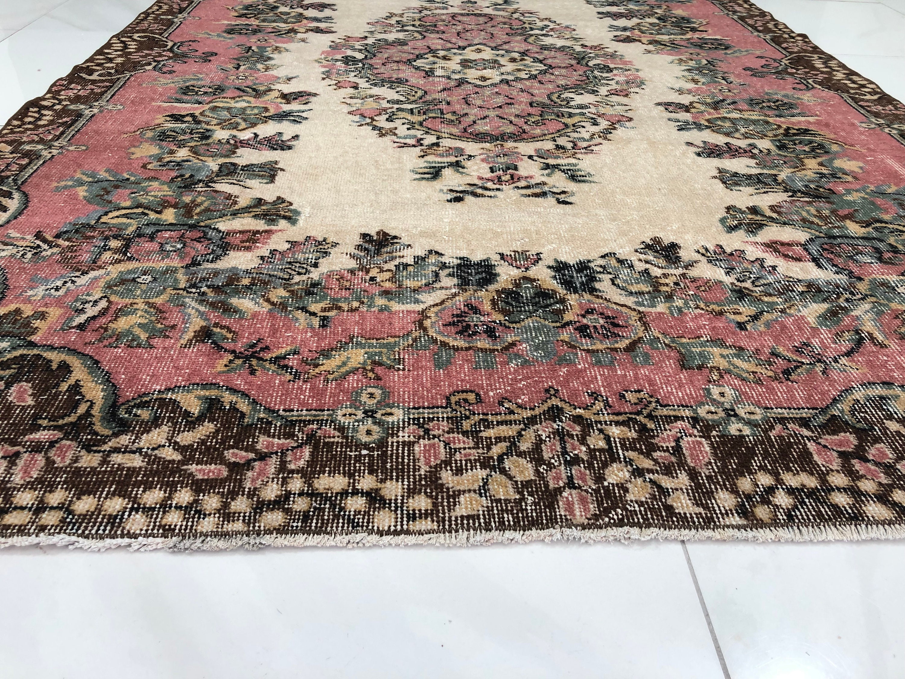 Traditional Turkish Rug Anatolian Handmade Antique Area Rug | Etsy