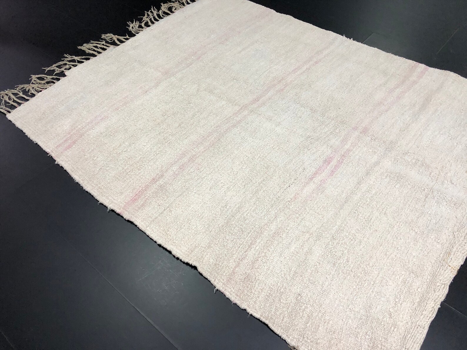 White Hemp Rug Organic Turkish Kilim Rug Handwoven Kilim | Etsy