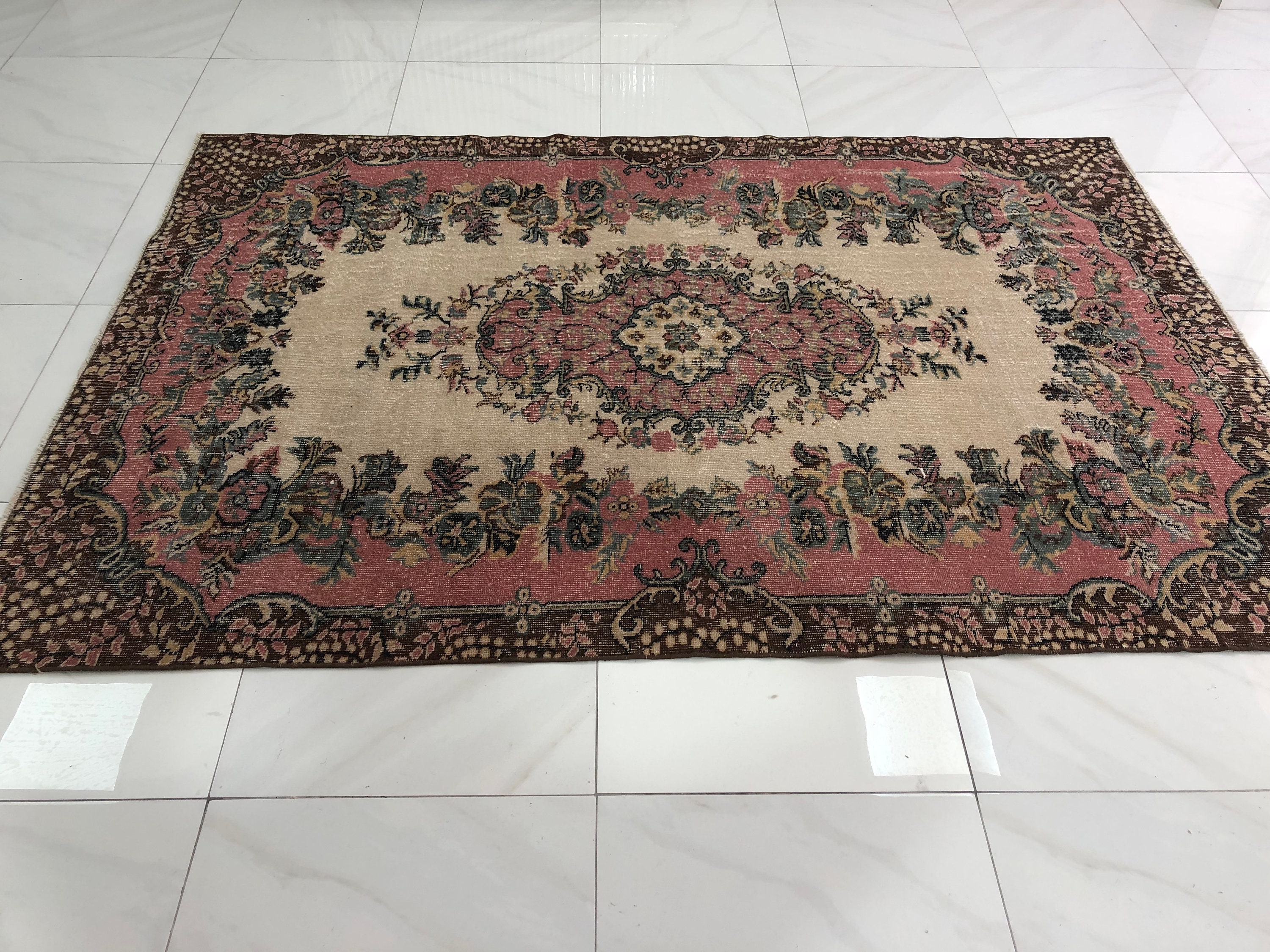 Traditional Turkish Rug Anatolian Handmade Antique Area Rug | Etsy