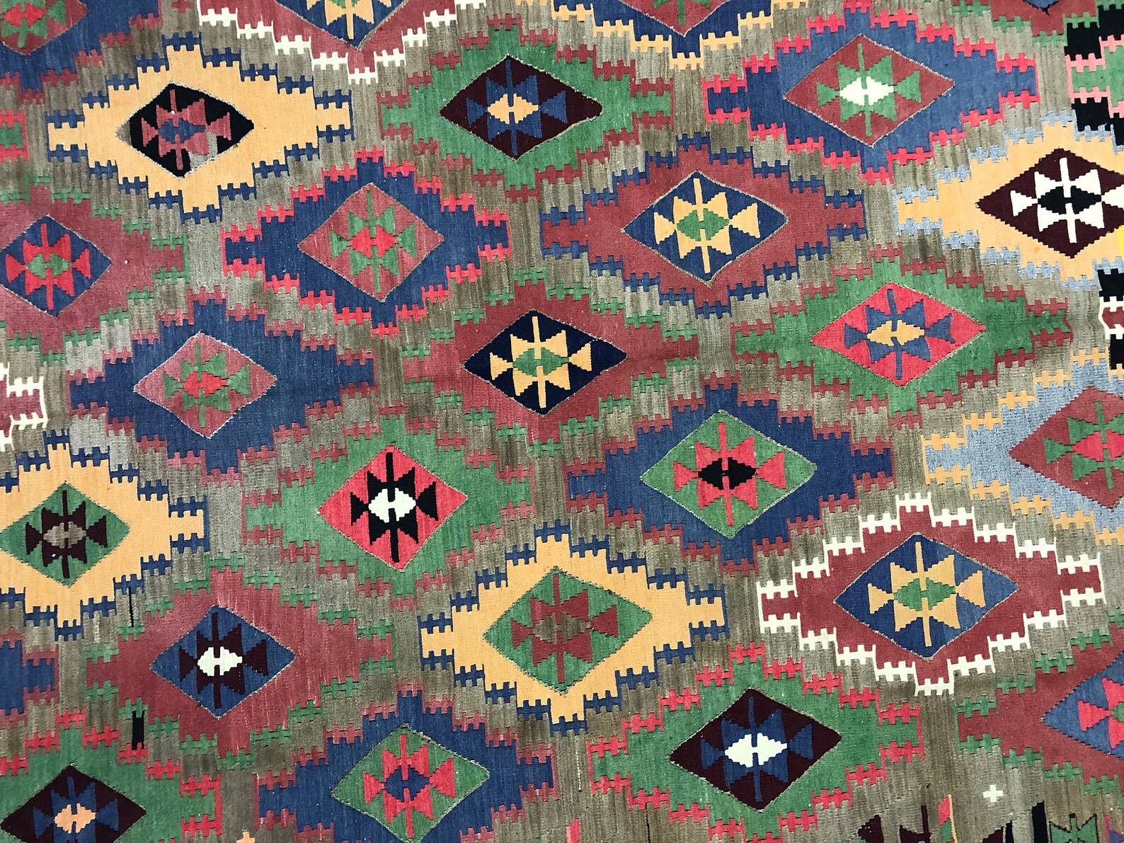 Aztec Authentic Kilim Rug Turkish Kilim Rug Vintage Handmade - Etsy