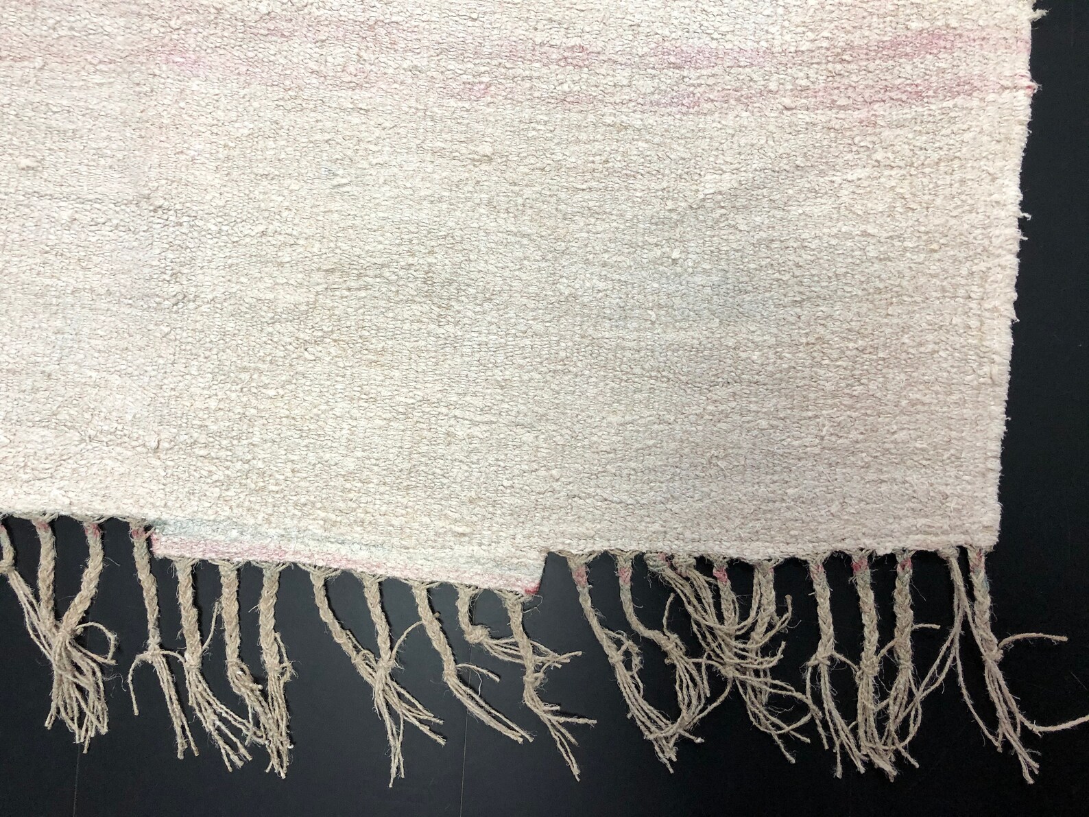 White Hemp Rug Organic Turkish Kilim Rug Handwoven Kilim | Etsy