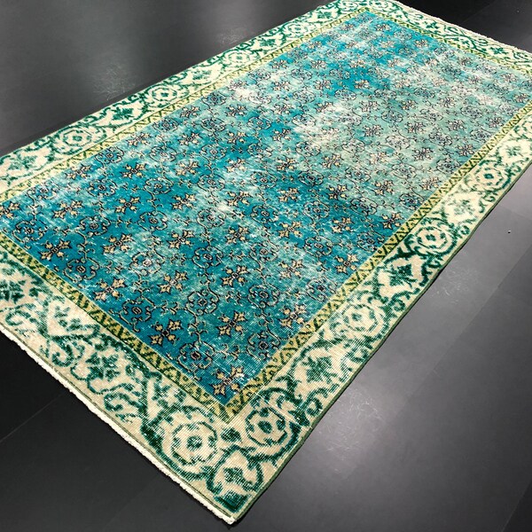 Turquoise Rug - Etsy