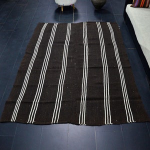 Black Turkish Kilim Rug Living Room Kilim Traditional Kilim - Etsy