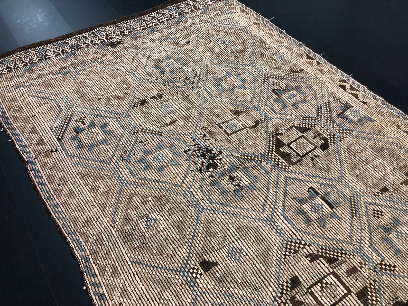 Nomadic Authentic Turkish Kilim Rug, Handmade Traditional Vintage Kilim ...