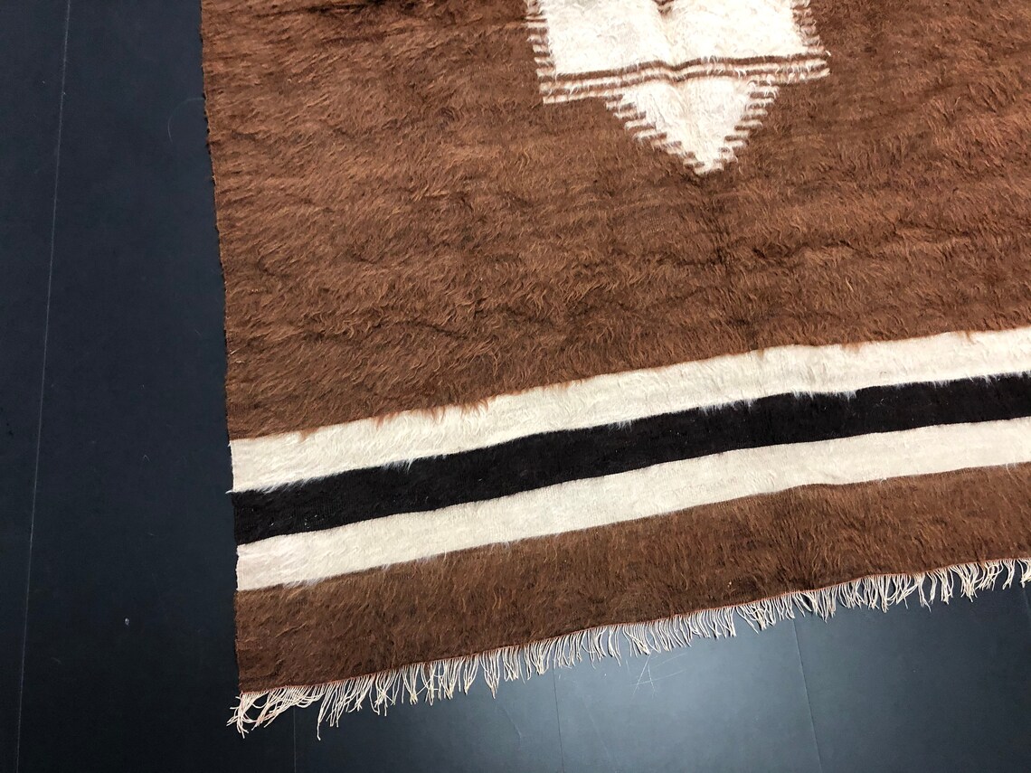 Brown Turkish Kilim Aztec Vintage Kilim Antique Kilim - Etsy