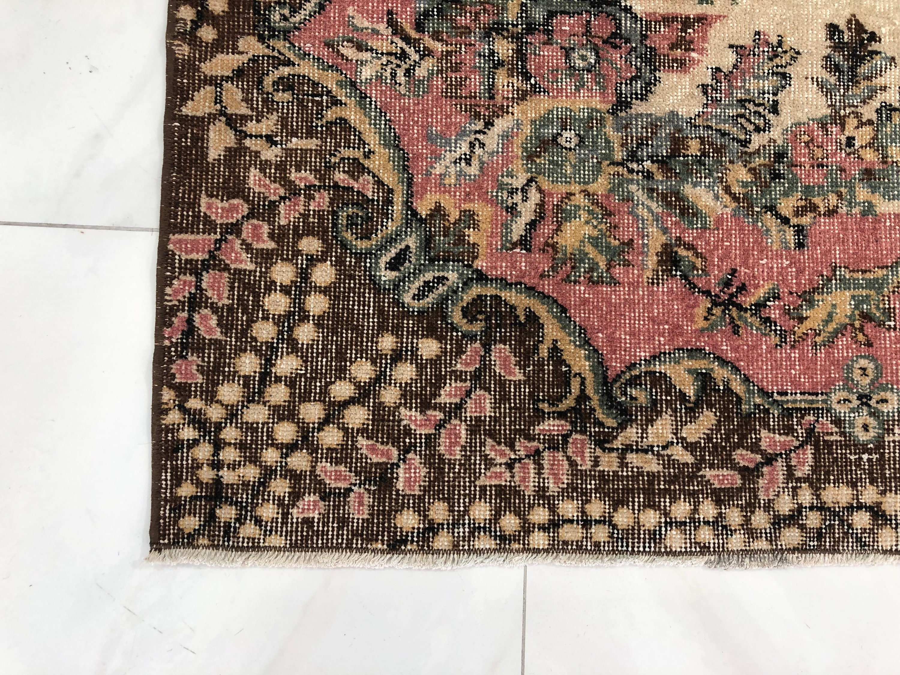 Traditional Turkish Rug Anatolian Handmade Antique Area Rug | Etsy