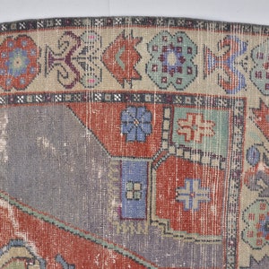 Worn Turkish Rug, Handmade Rug, Traditional Rug, Vintage Rug, 5x8 ...