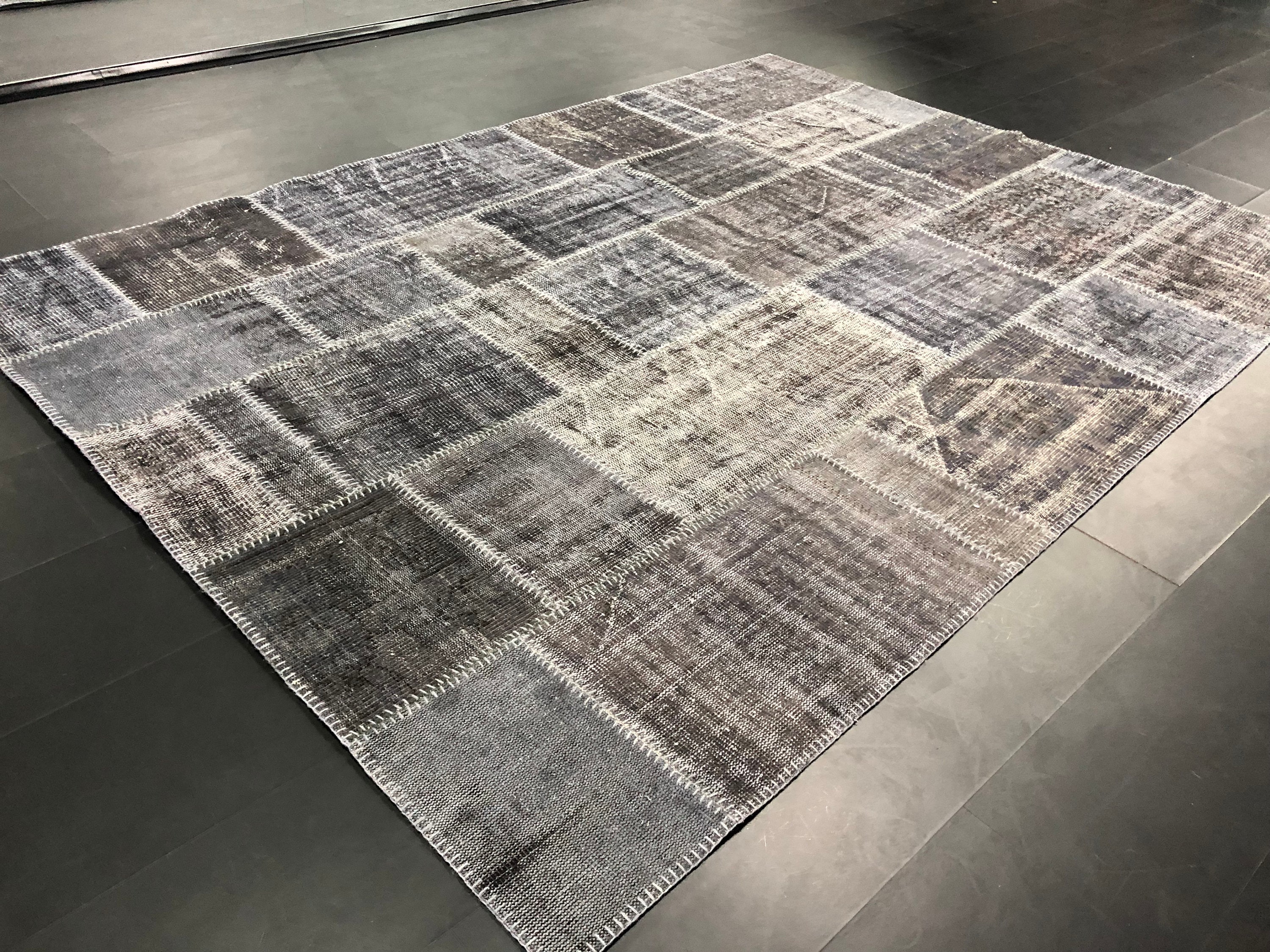 Patchwork Rug Living Room Decorative Rug Turkish Designer | Etsy