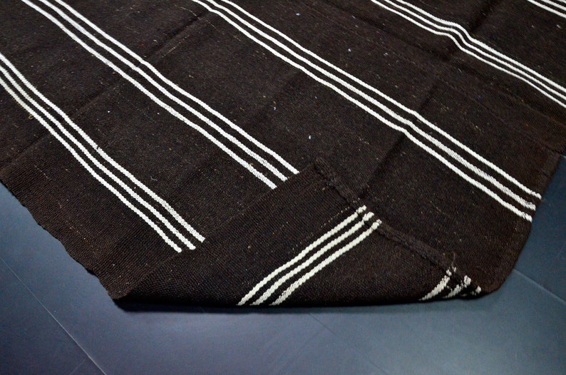 Black Turkish Kilim Rug Living Room Kilim Traditional Kilim - Etsy