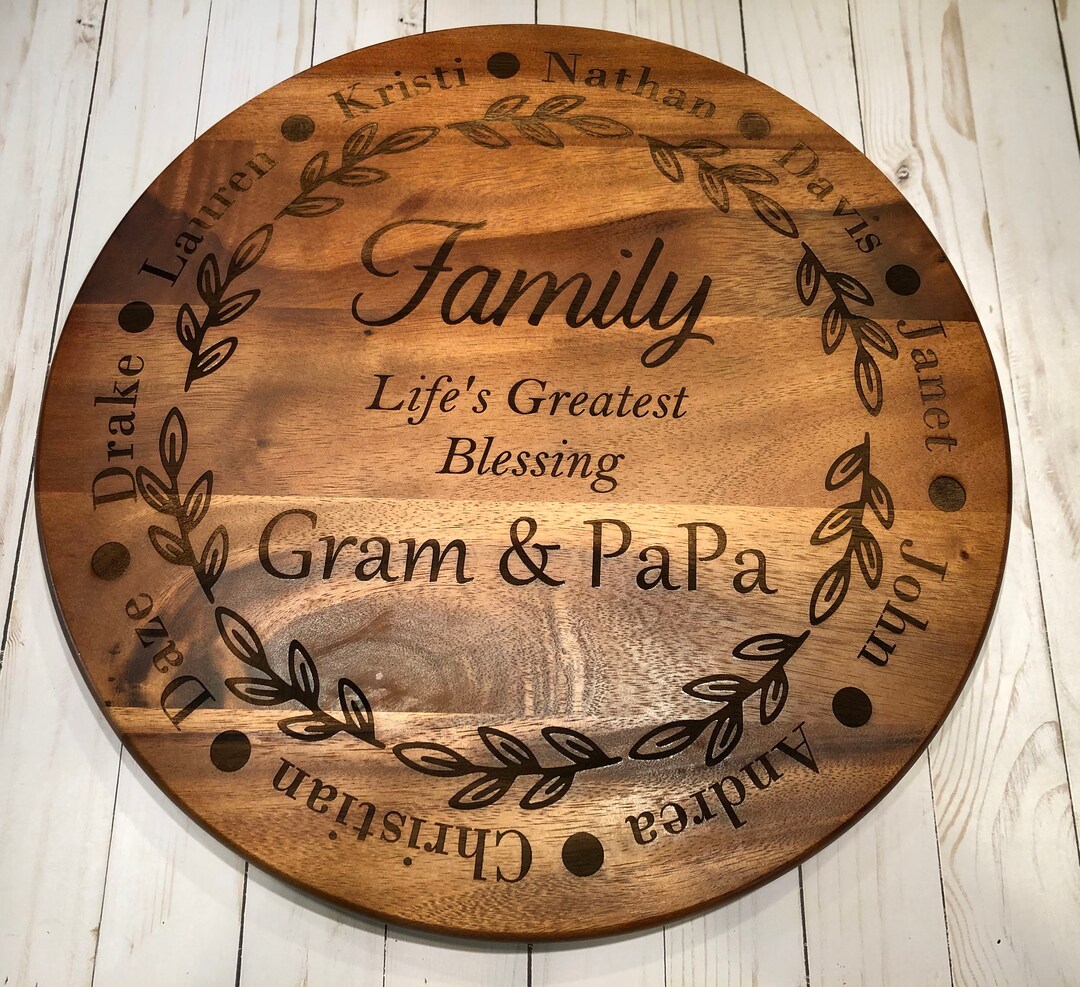 Personalized Lazy Susan - Etsy