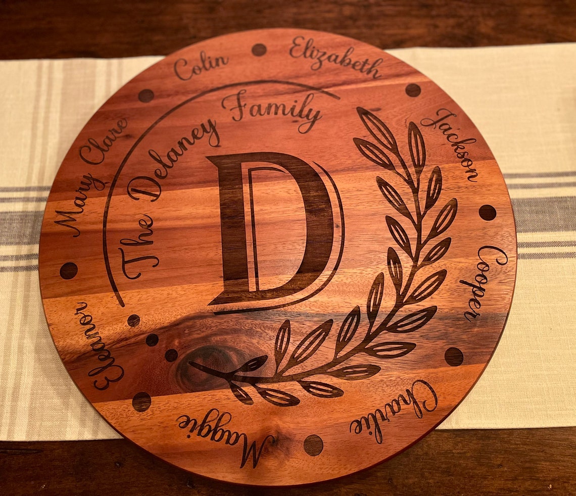 Personalized Lazy Susan - Etsy