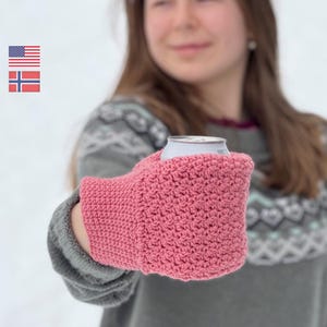 Drink Mitt Crochet Pattern, Easy Beer Buddy Cozy, Drinking Mitten No ...