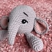 Security Blanket Crochet Pattern, Elephant Snuggler, Amigurumi Elephant ...