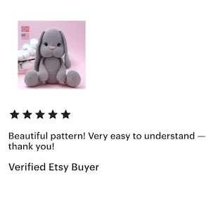 Bunny Long Ears Crochet Pattern, Diy Stuffed Toy, Nursery Amigurumi ...