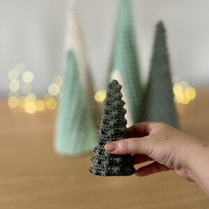 Bobble Christmas Trees Crochet Pattern 6 Sizes, Christmas Tree Crochet ...