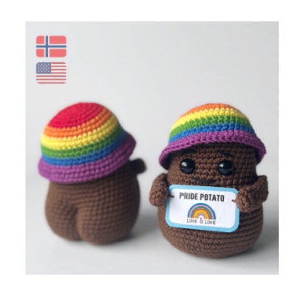 Crochet Patterns Emotional Support Potato - Etsy