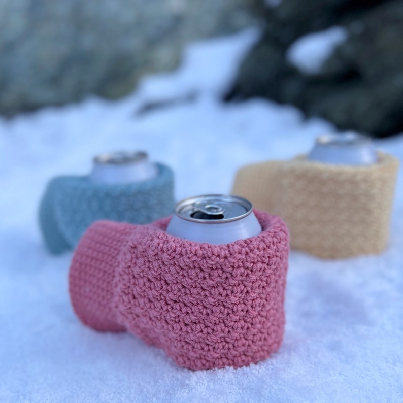Drink Mitt Crochet Pattern Easy Beer Buddy Cozy Drinking - Etsy