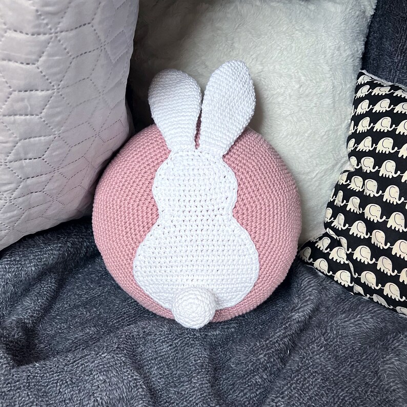 Bunny Pillow Crochet Pattern Pdf Nursery Decor Patterns - Etsy