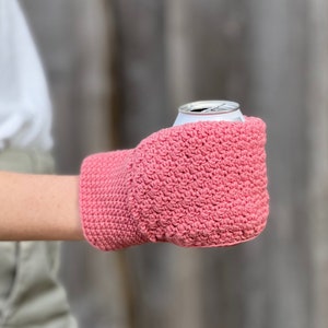 Drink Mitt Crochet Pattern, Easy Beer Buddy Cozy, Drinking Mitten No ...