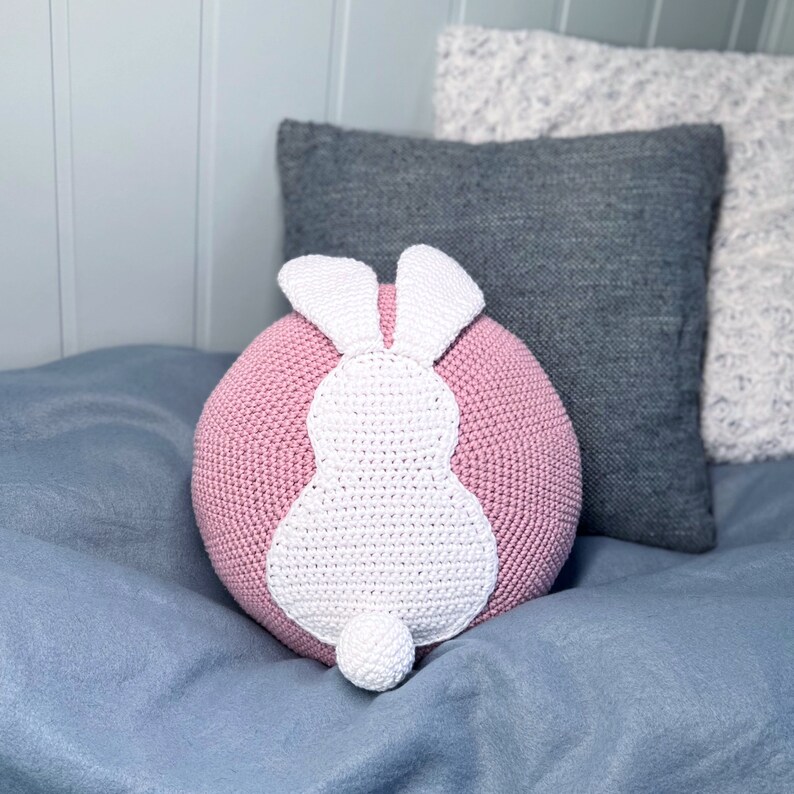 Bunny Pillow Crochet Pattern Pdf Nursery Decor Patterns - Etsy