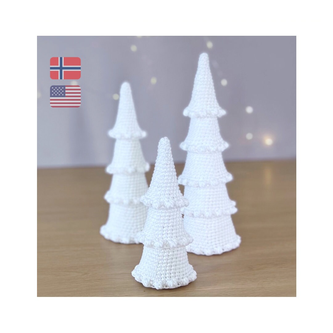 Bobble Christmas Trees Crochet Pattern, Christmas Tree Crochet Pattern ...