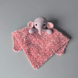 Security Blanket Crochet Pattern, Elephant Snuggler, Amigurumi Elephant ...