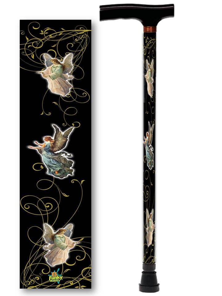 Walking Canes Religious Guardian Angel Gold Crucifix Jesus | Etsy