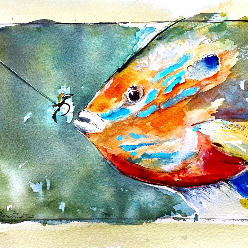 Sunfish Painting - Etsy