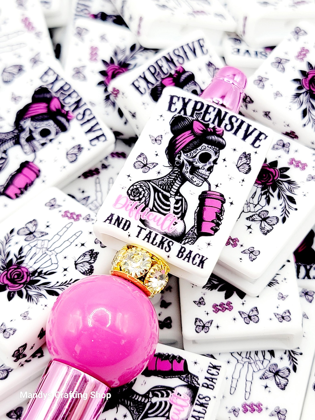 SET 1 or 2, Expensive and Talks Back Skeleton Journal Book Focal Pen ...