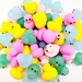 SET OF 2, Duck Silicone Bead, Rubber Duckie Bead, 3D Focals, Duck ...