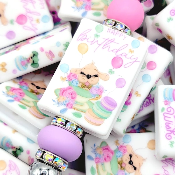 Beaded Dogs Keychain - Etsy