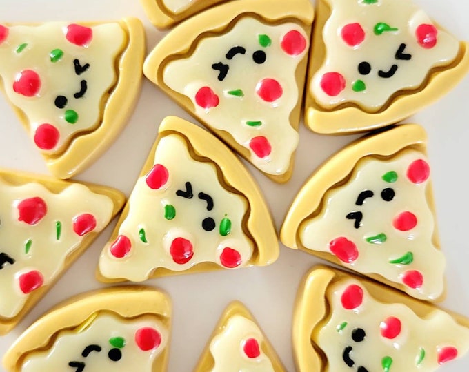 50/100PCS Cute Hamburger Resin Food Stud Sandwich Resin Cabochons Pizza ...