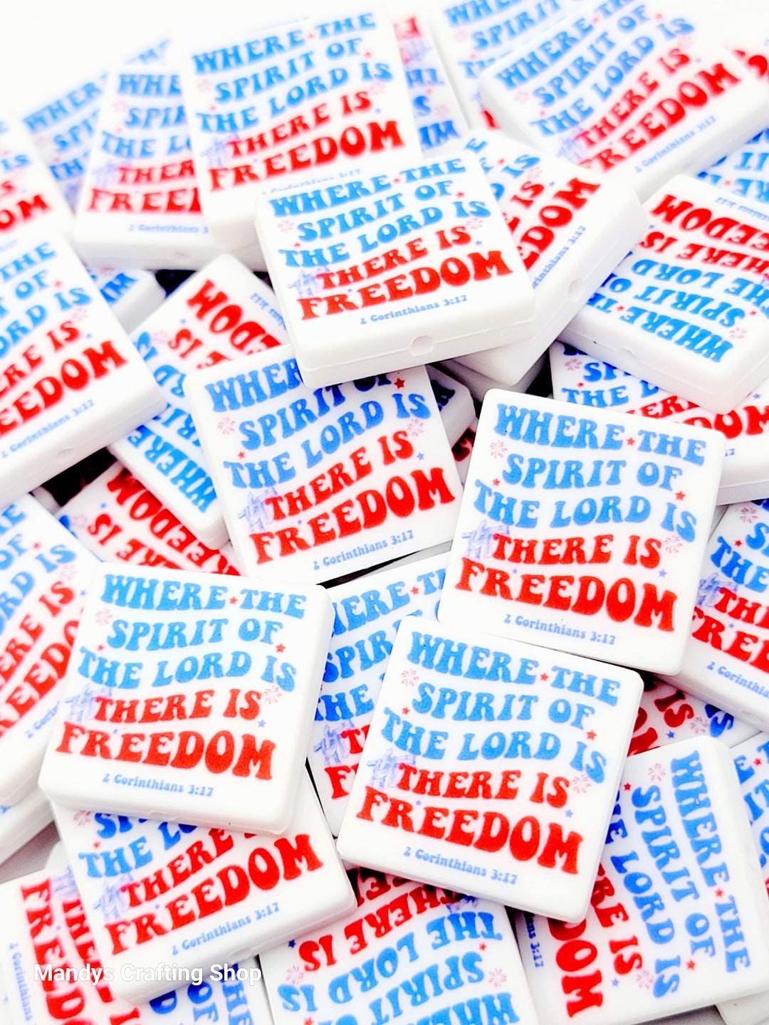 SET of 2, Where the Spirit of the Lord is There is Freedom Focal, 4th ...