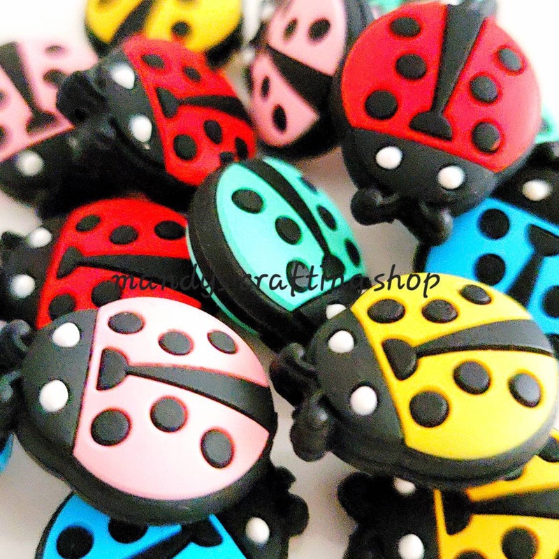 Lady Bug Beads - Etsy