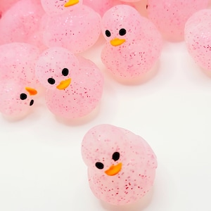 SET OF 2, Duck Silicone Bead, Rubber Duckie Bead, 3D Focals, Duck ...