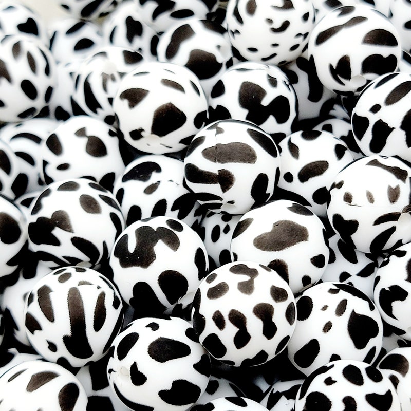 Cow Silicone Bead Set - Etsy