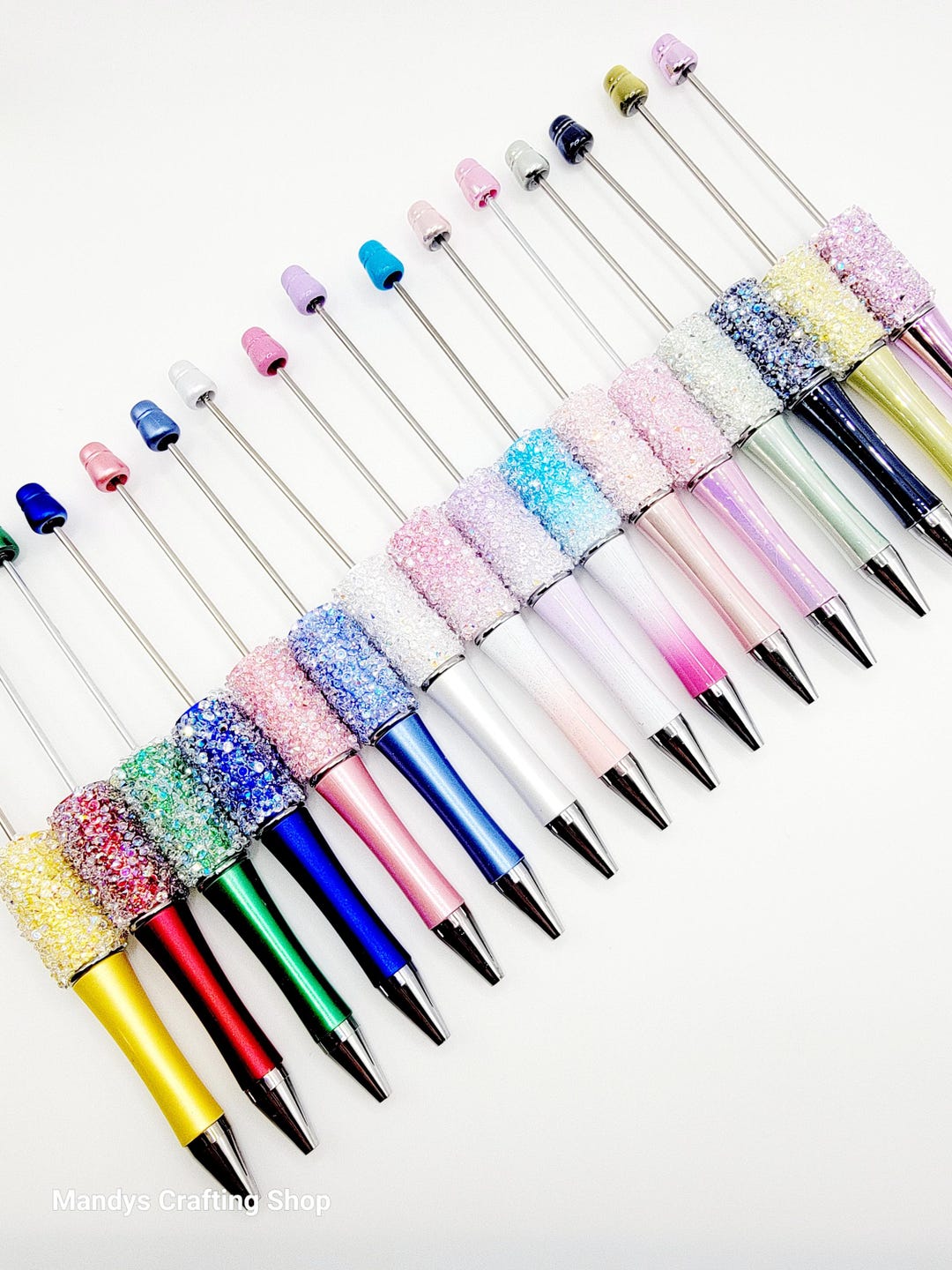 DIY Bling Crystal Beadable Craft Pens, Exclusive Color Crystal Bling ...