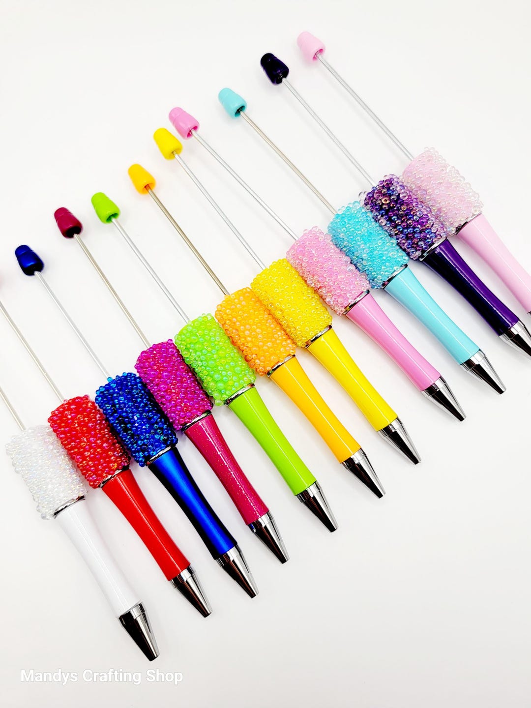 DIY Beaded Beadable Pens, Bright Color Pens for Beads, DIY Beadable ...