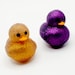 SET OF 2, Duck Silicone Bead, Rubber Duckie Bead, 3D Focals, Duck ...