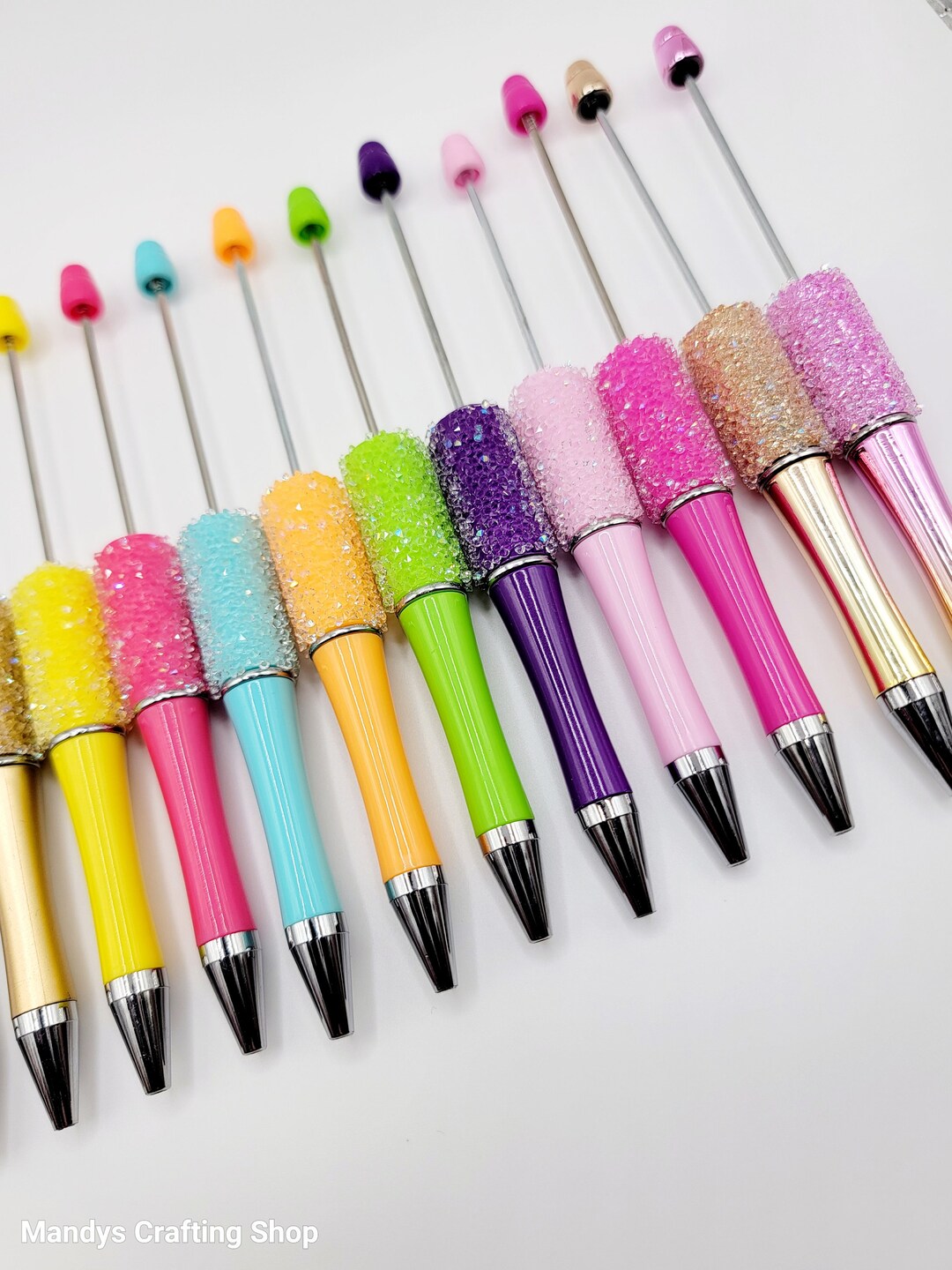 DIY Sugar Beadable Pens, Glitter Beadable Pens, Beadable Sugar Pens ...