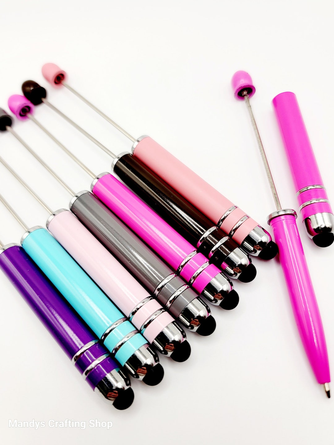 DIY Beadable Pens, Stylus Beadable Pens, Beadable Stylus Pens, Color ...
