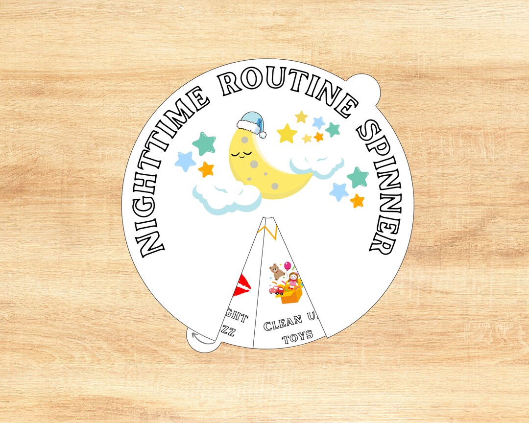 Nighttime Routine Helper for Children -encourage a Stress-free Bedtime ...